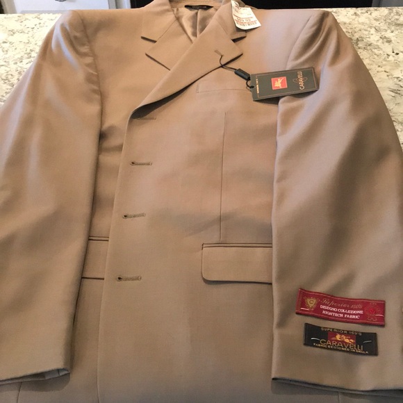 Caravelli | Suits & Blazers | Mens Caravelli Tan Twopiece Suit | Poshmark